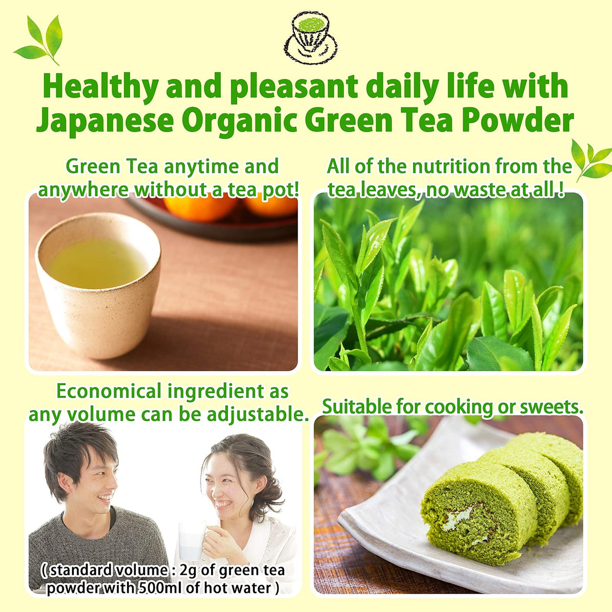 rich flavour green tea extract