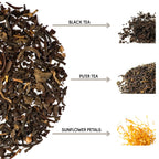 Rich flavour herbal tea blend