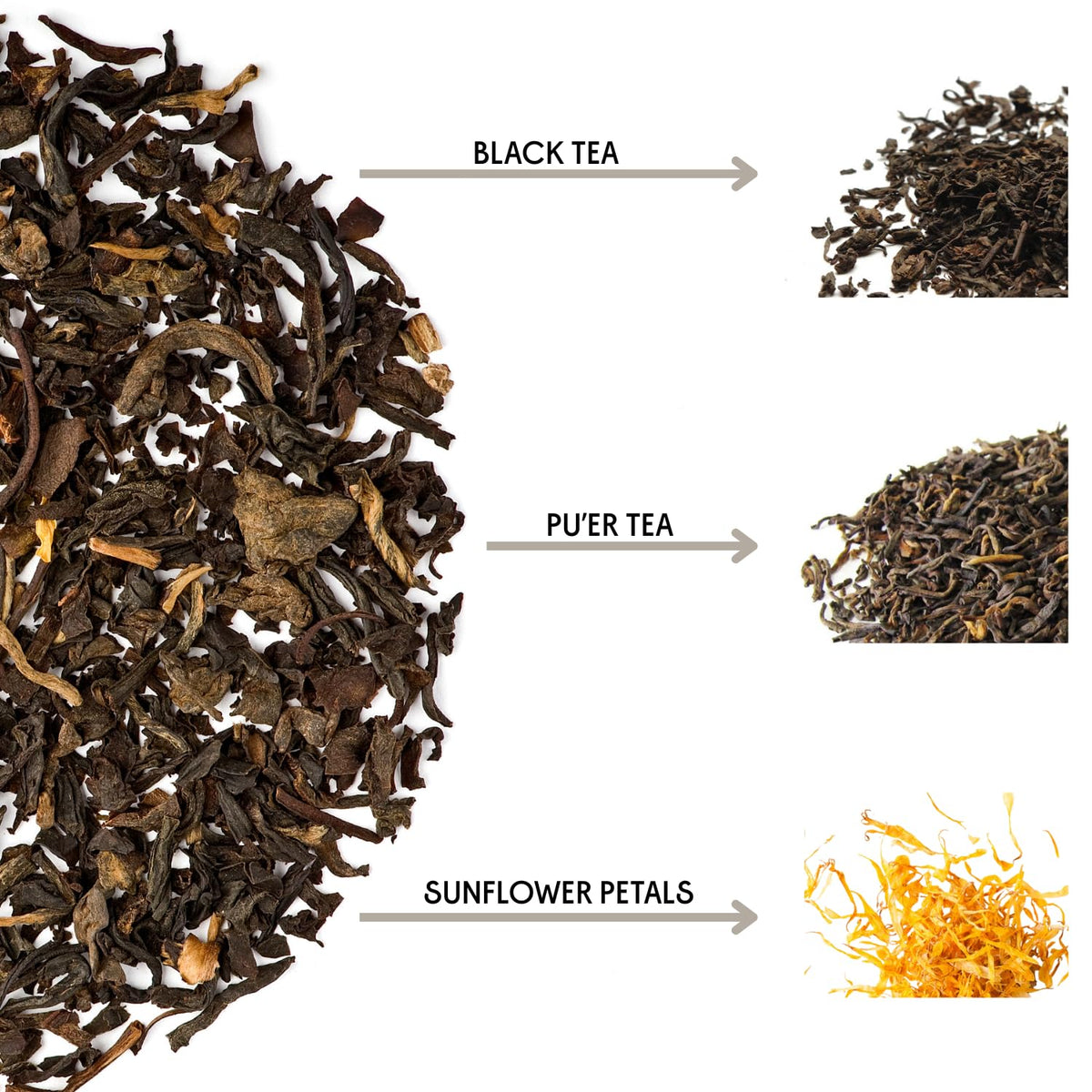 Rich flavour herbal tea blend