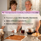 Rich flavour hibiscus tea for wellness
