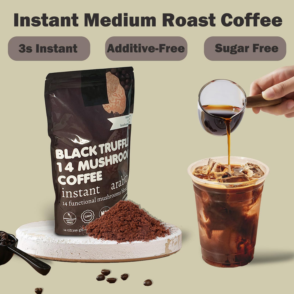rich flavour mushroom coffee drink