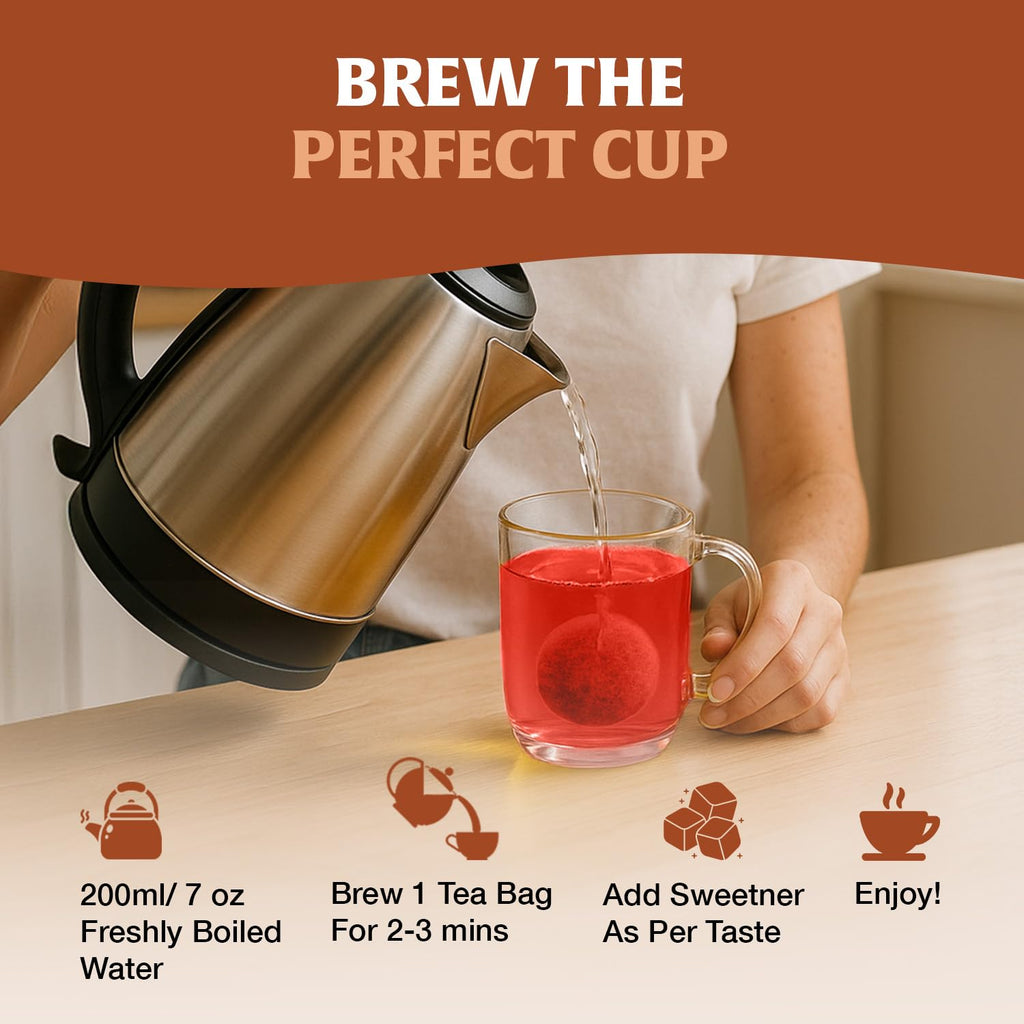 rich ginger and spice tea