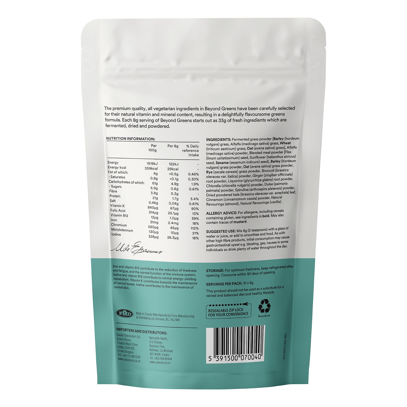 rich in antioxidants and nutrients