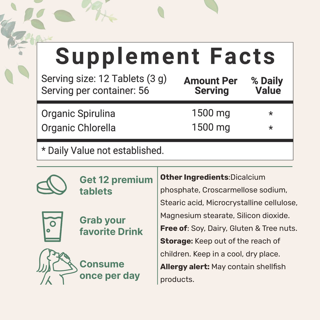 Rich in chlorophyll chlorella benefits