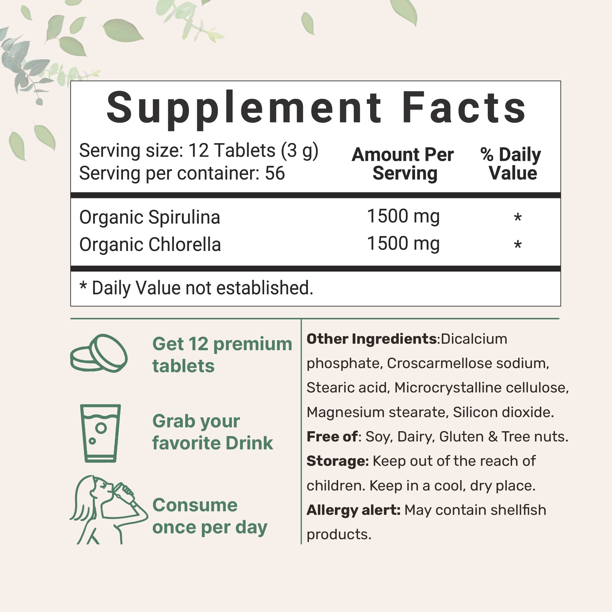 Rich in chlorophyll chlorella benefits