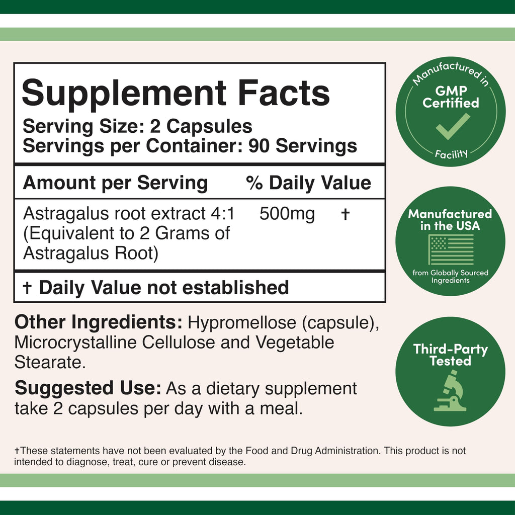 rich in flavonoids astragalus capsules