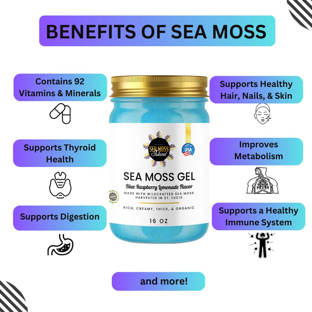 rich in minerals sea moss gel