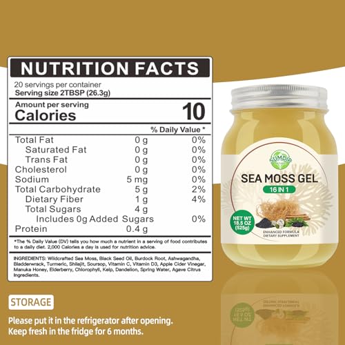 Rich in vitamins and minerals gel