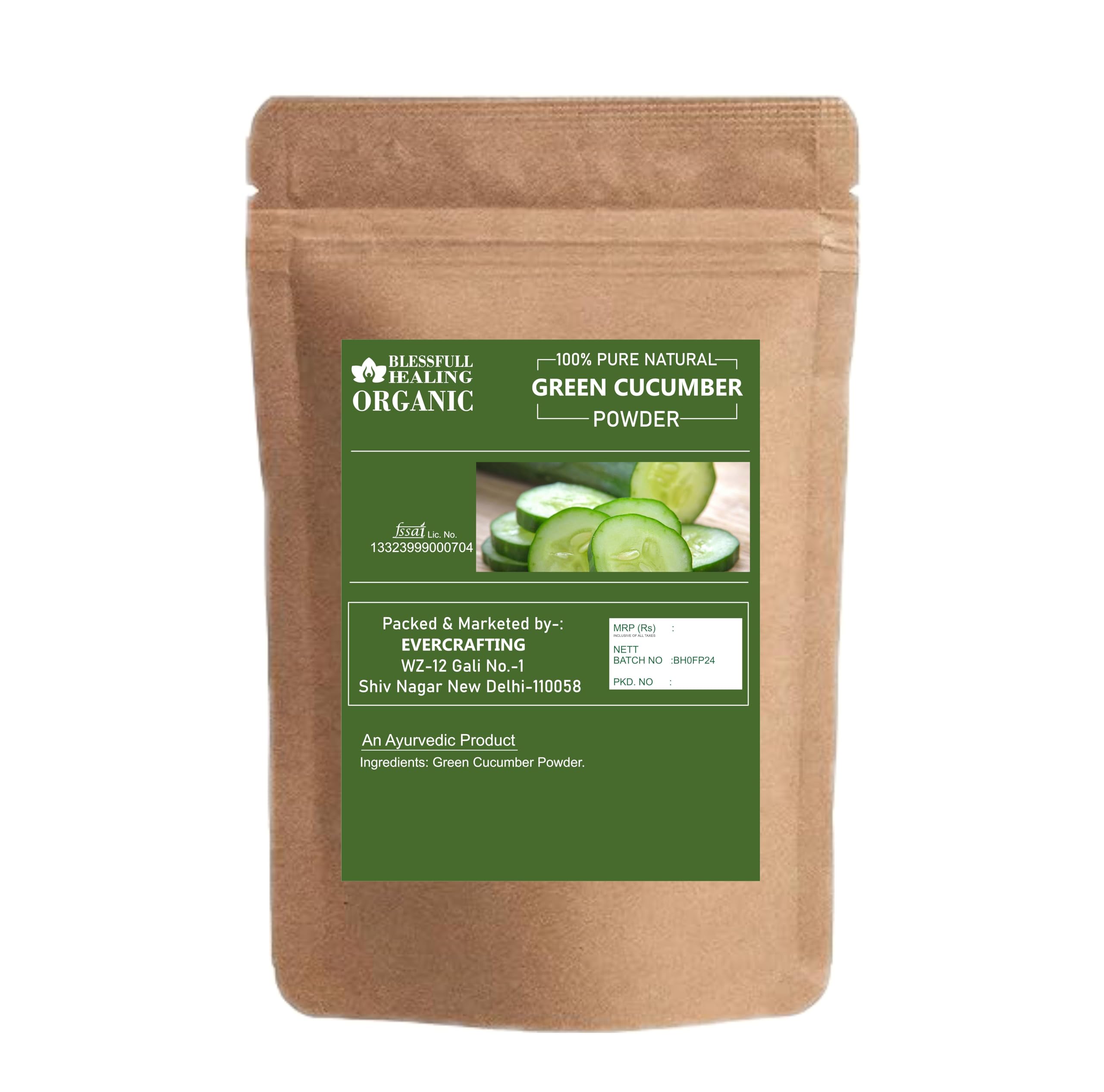 rich mineral content cucumber powder