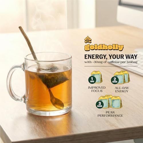 Rich taste organic yaupon tea bags