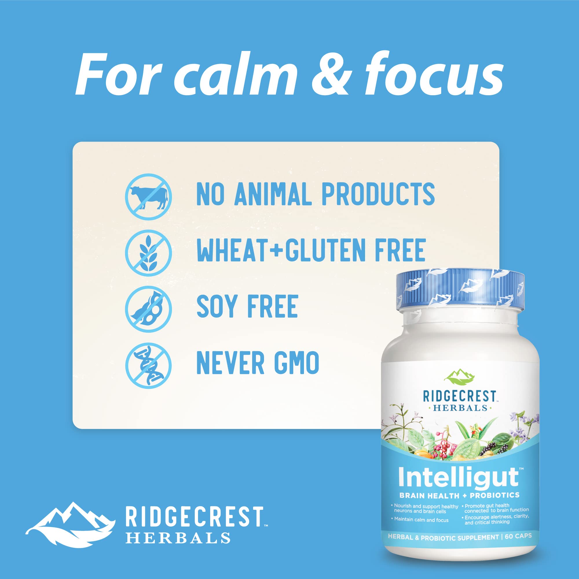 RidgeCrest Herbals brain and mood formula