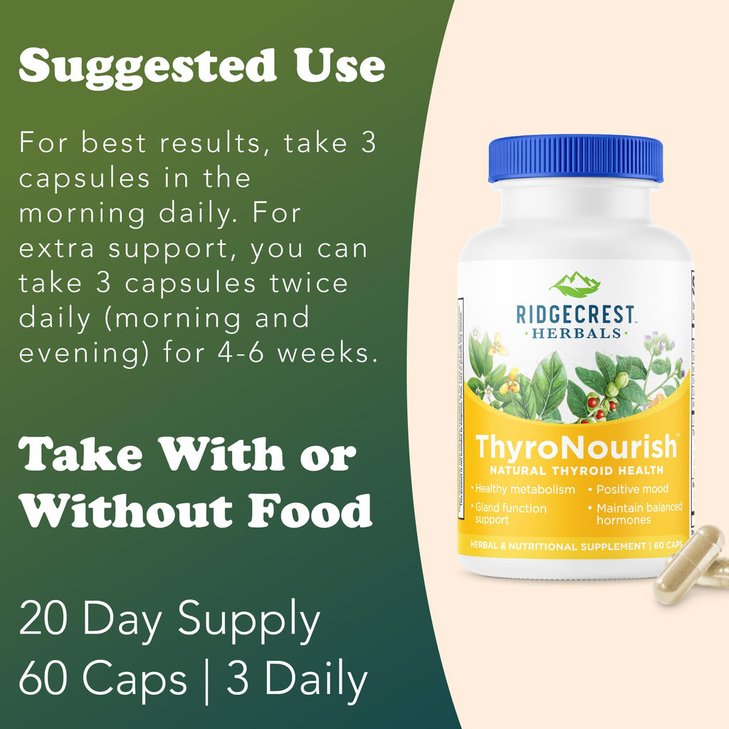 RidgeCrest ThyroNourish for balanced energy