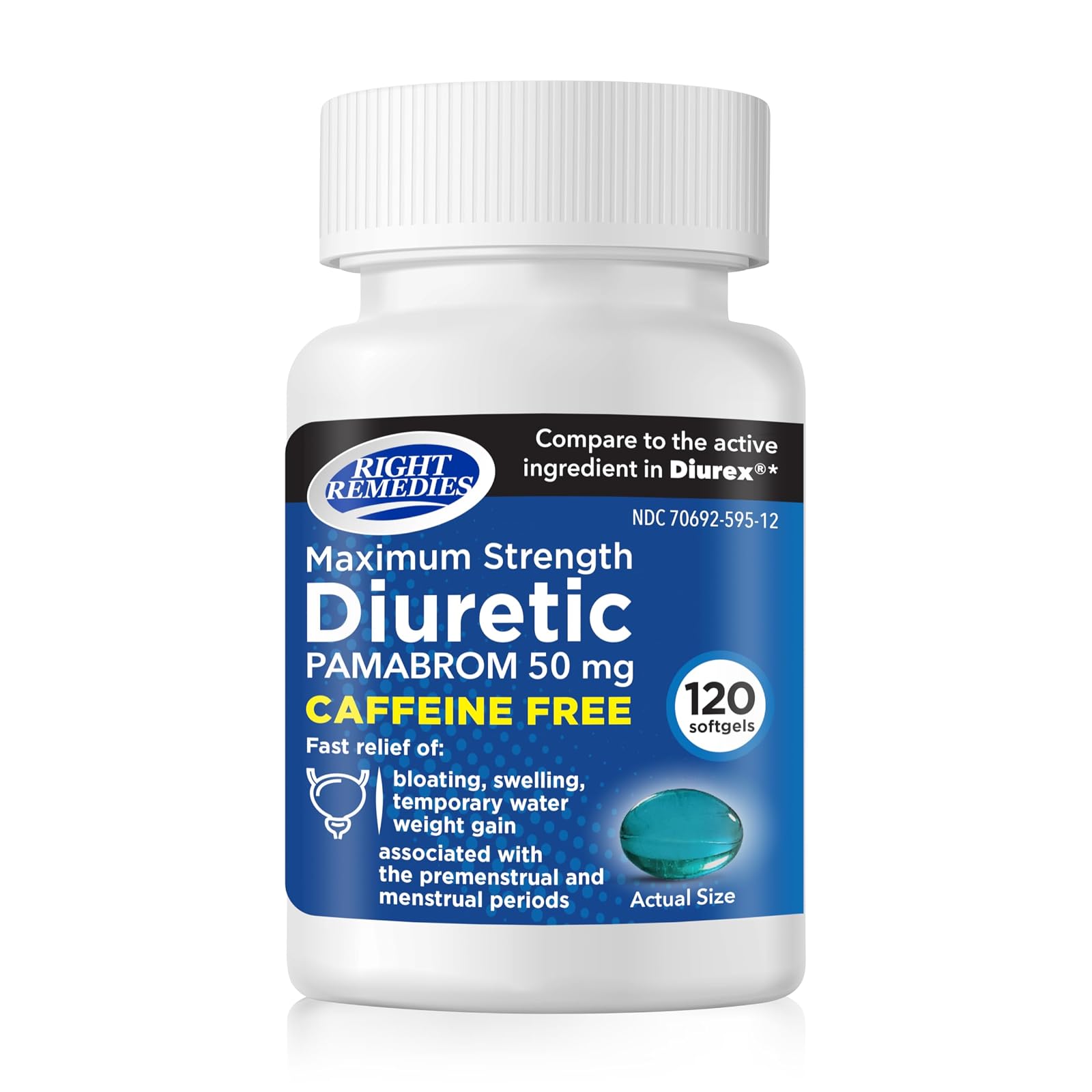 RIGHT REMEDIES diuretic softgels for hydration