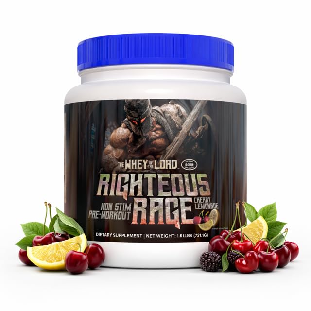 Righteous Rage pre-workout cherry lemonade