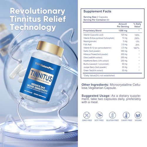 ringing ears support vitamin supplement
