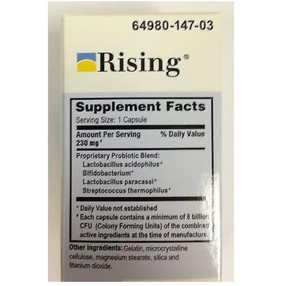 Risaquad 50 billion CFU probiotic capsules