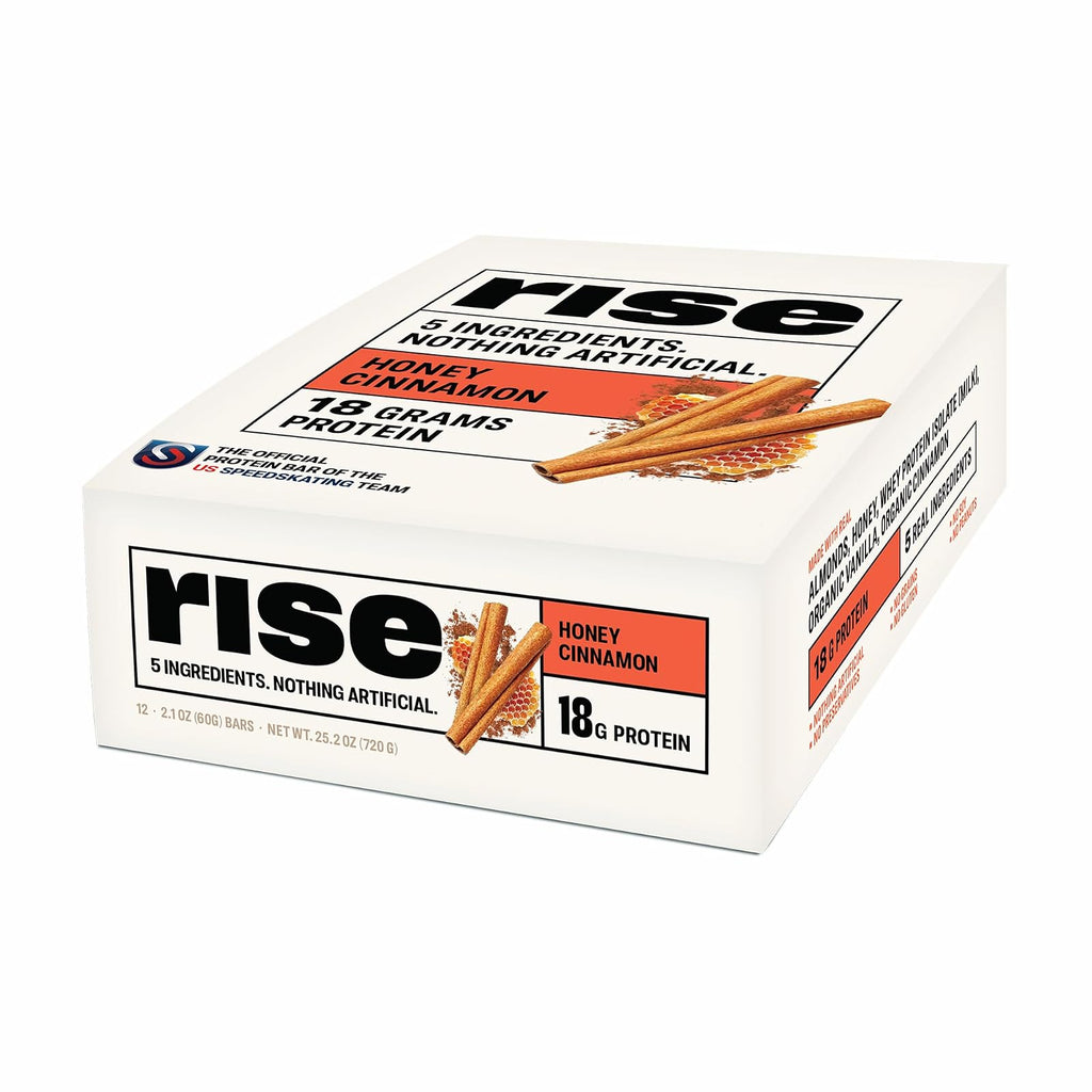 Rise whey protein bars for energy