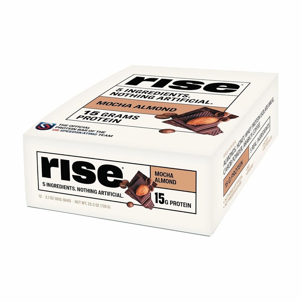 Rise whey protein bars for energy