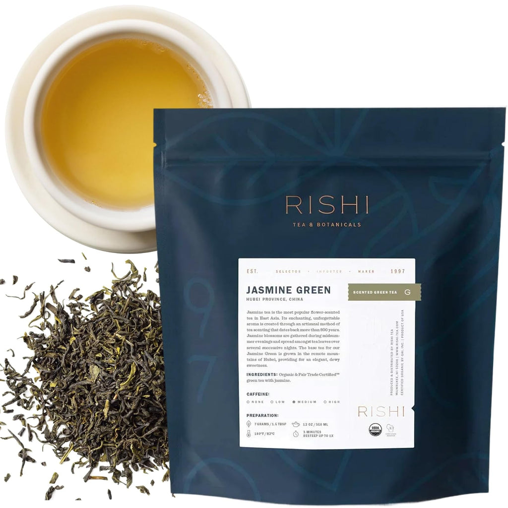 Rishi Tea jasmine organic green tea