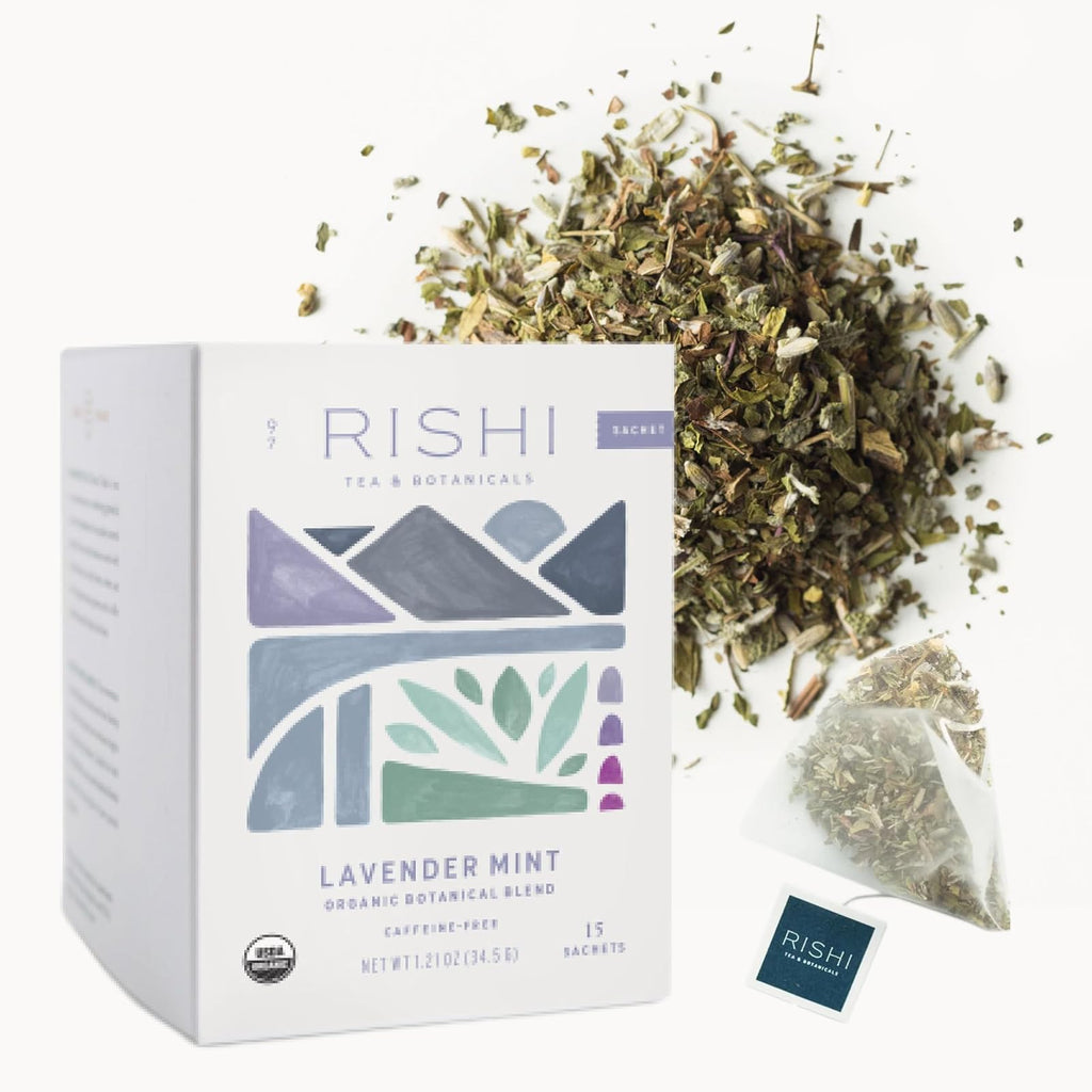 Rishi Tea Lavender Mint herbal tea