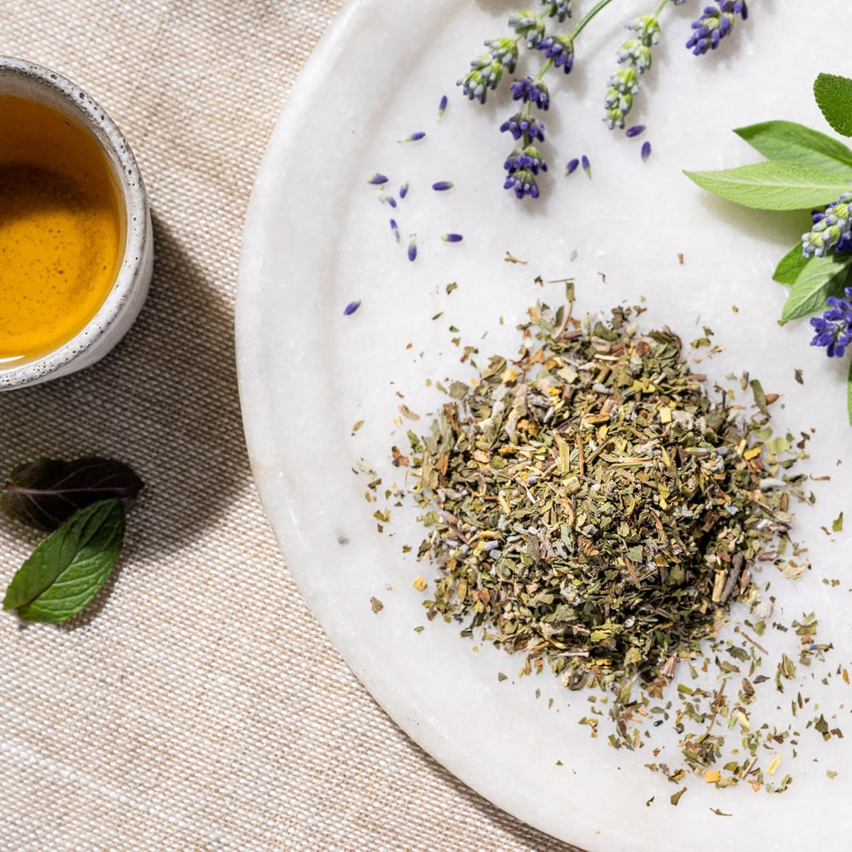 Rishi Tea Lavender Mint wellness blend