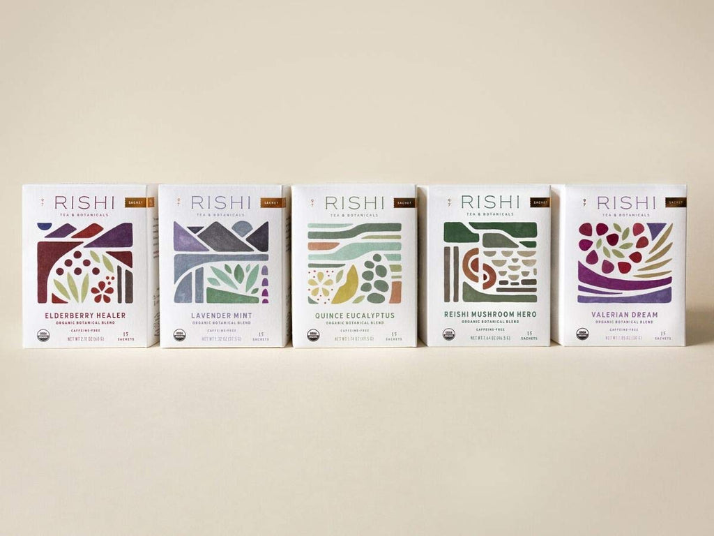Rishi tea pack for health