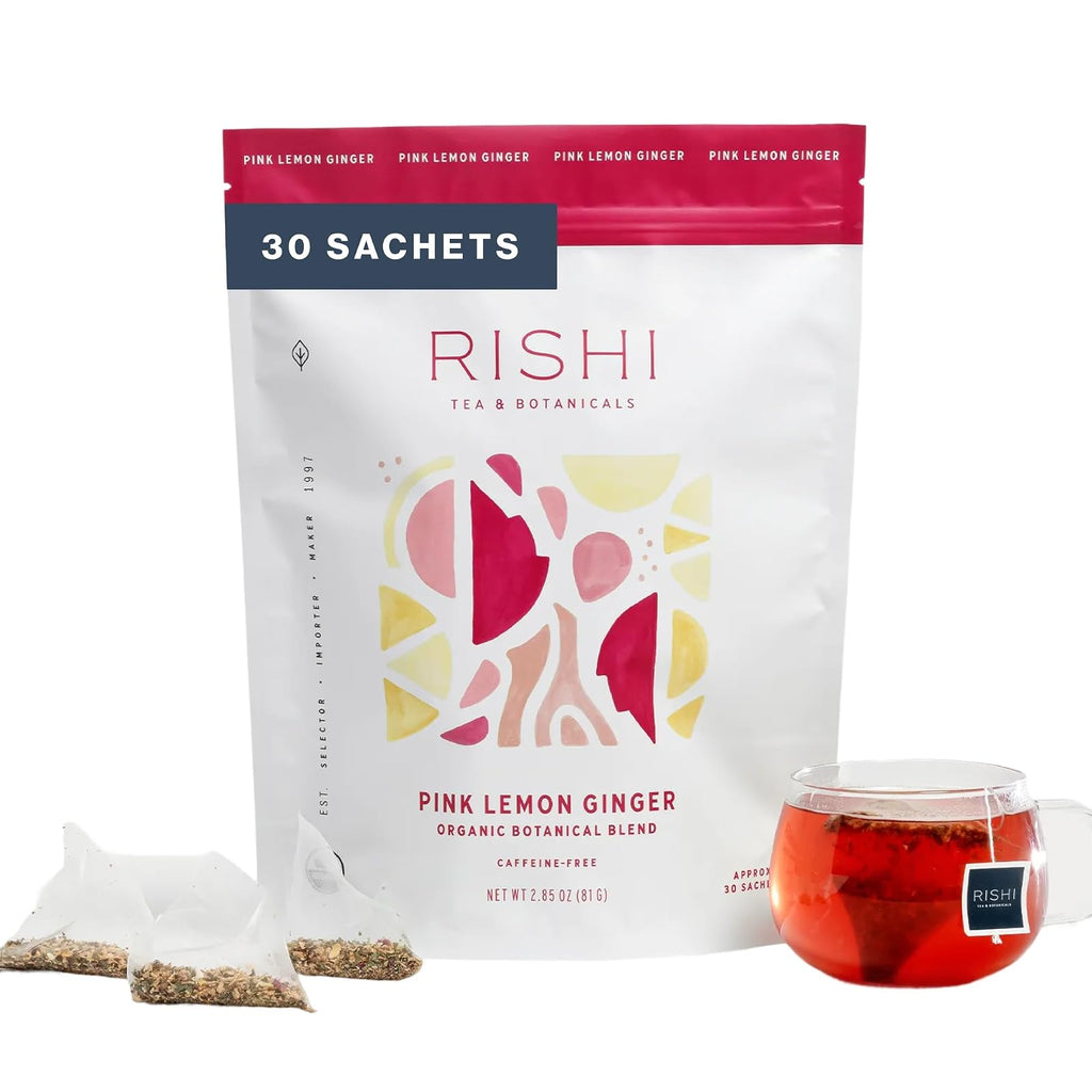 Rishi Tea Pink Lemon Ginger herbal blend