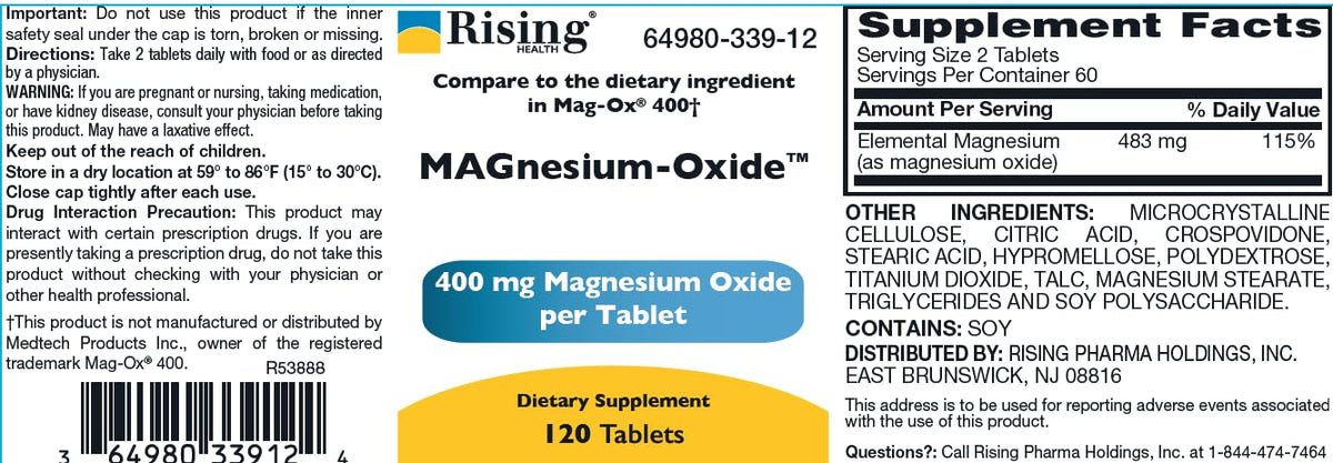 Rising Health mineral for muscle support