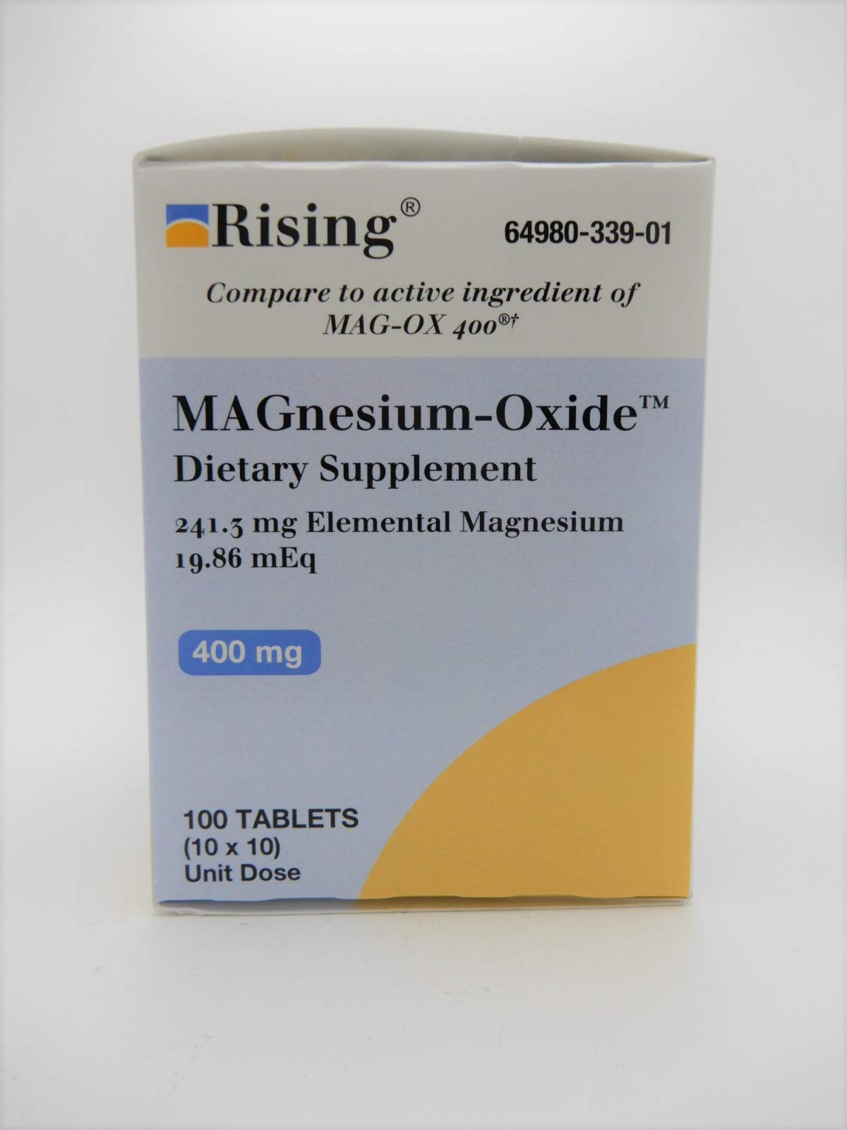 Rising magnesium oxide 400 mg tablets