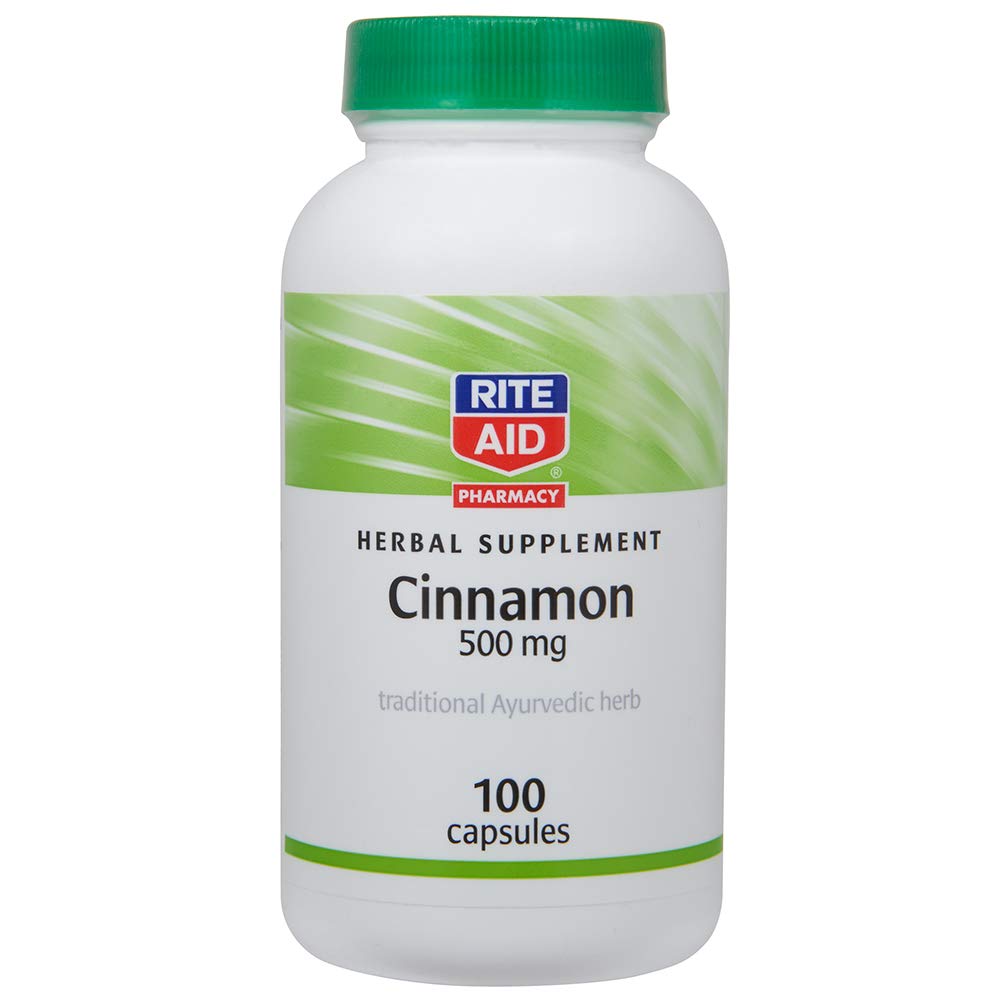 Rite Aid cinnamon capsules for health
