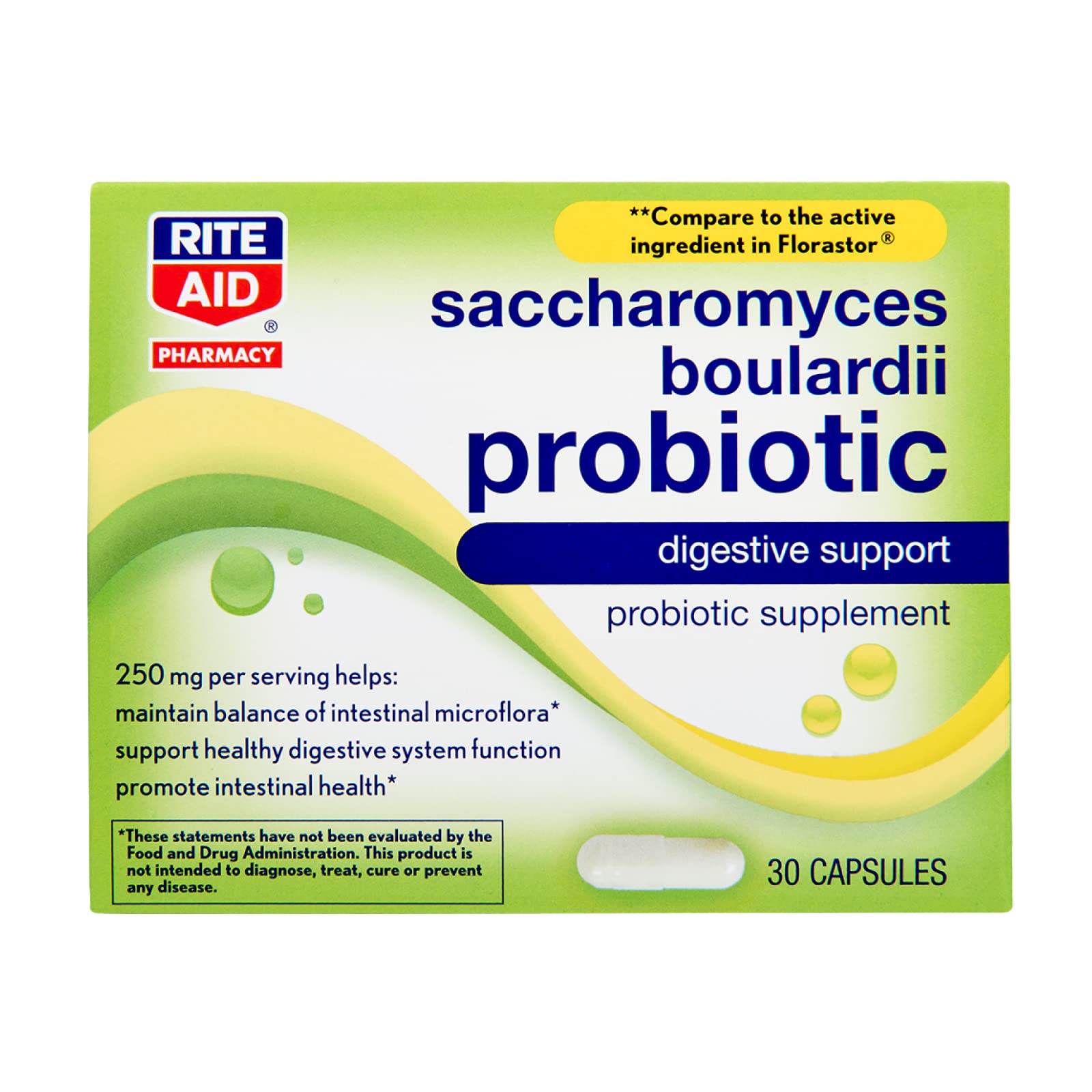 Rite Aid Saccharomyces probiotic capsules
