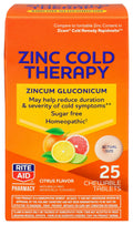 Rite Aid zinc supplement for colds