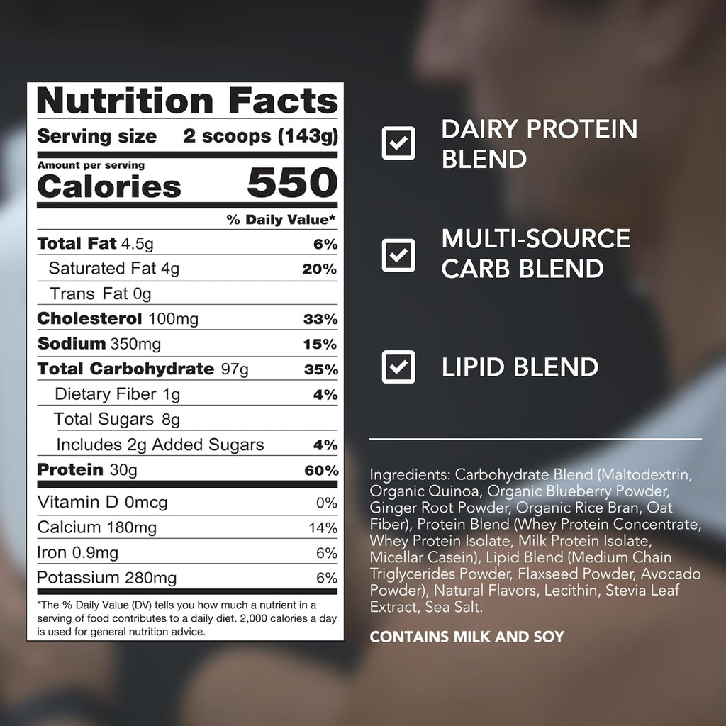 RIVAL Nutrition clean gainer benefits