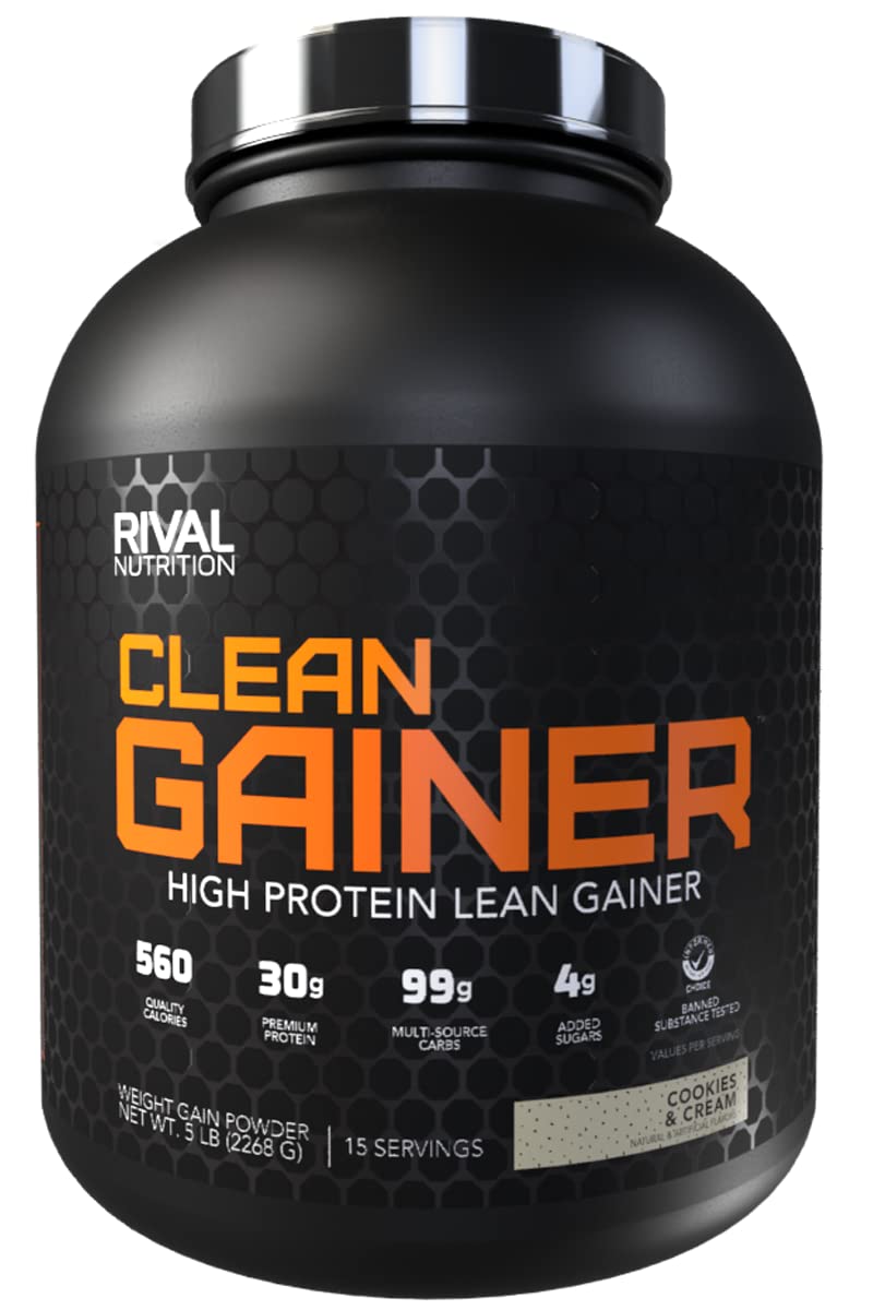 Rival Nutrition Clean Gainer protein powder