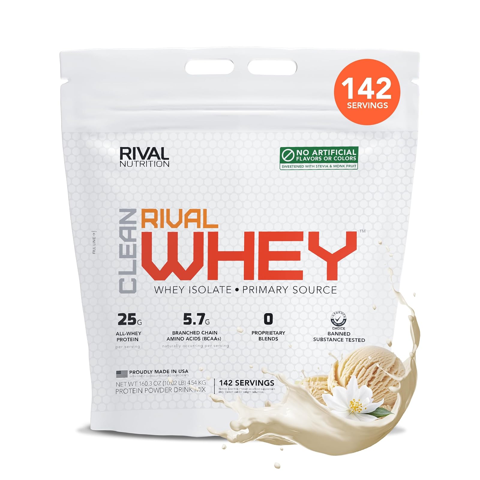 Rival Nutrition whey protein powder