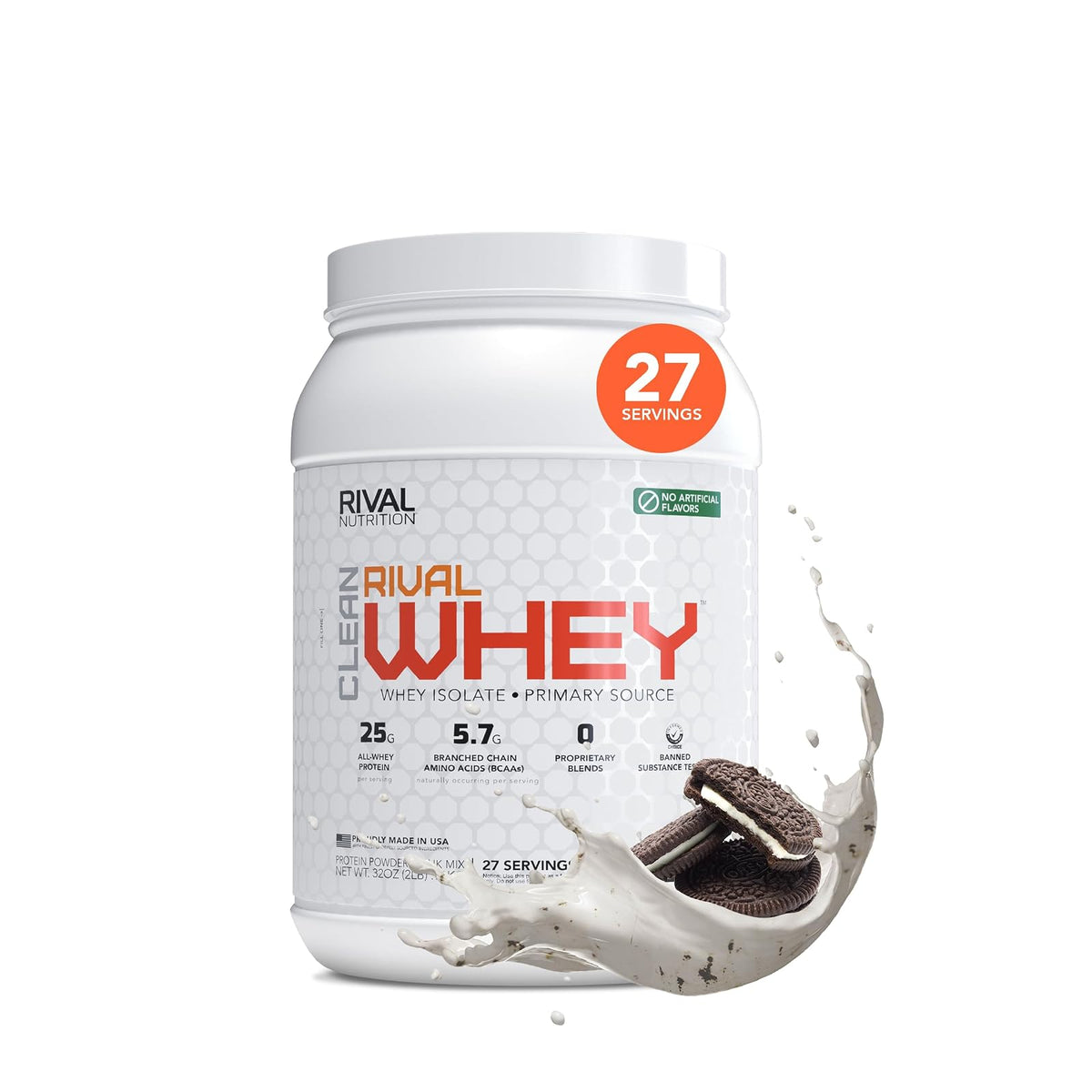 Rival Nutrition whey protein powder