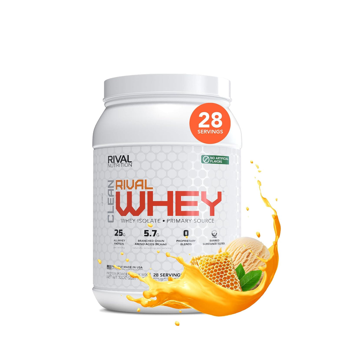 Rival Nutrition whey protein powder