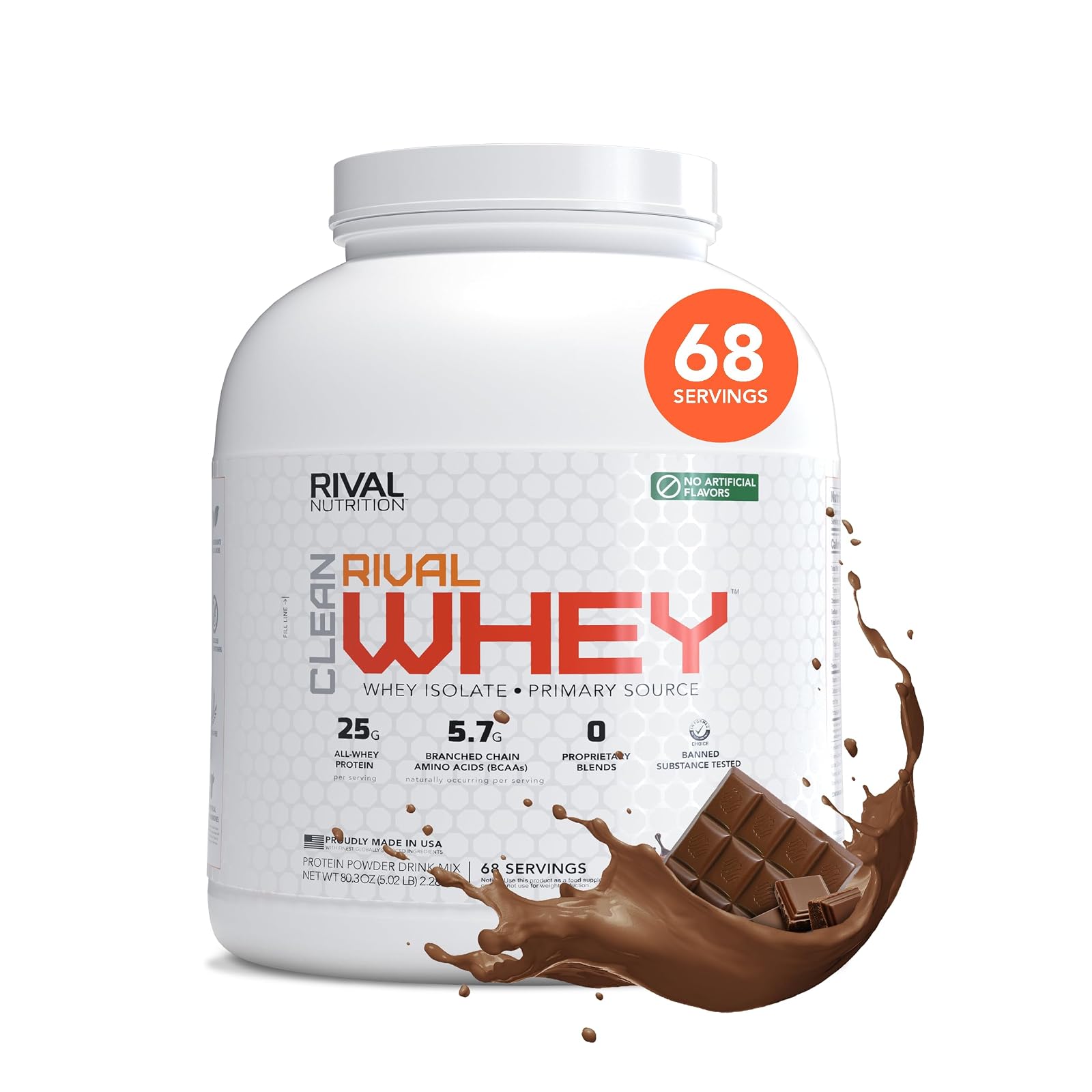 Rival Nutrition whey protein powder