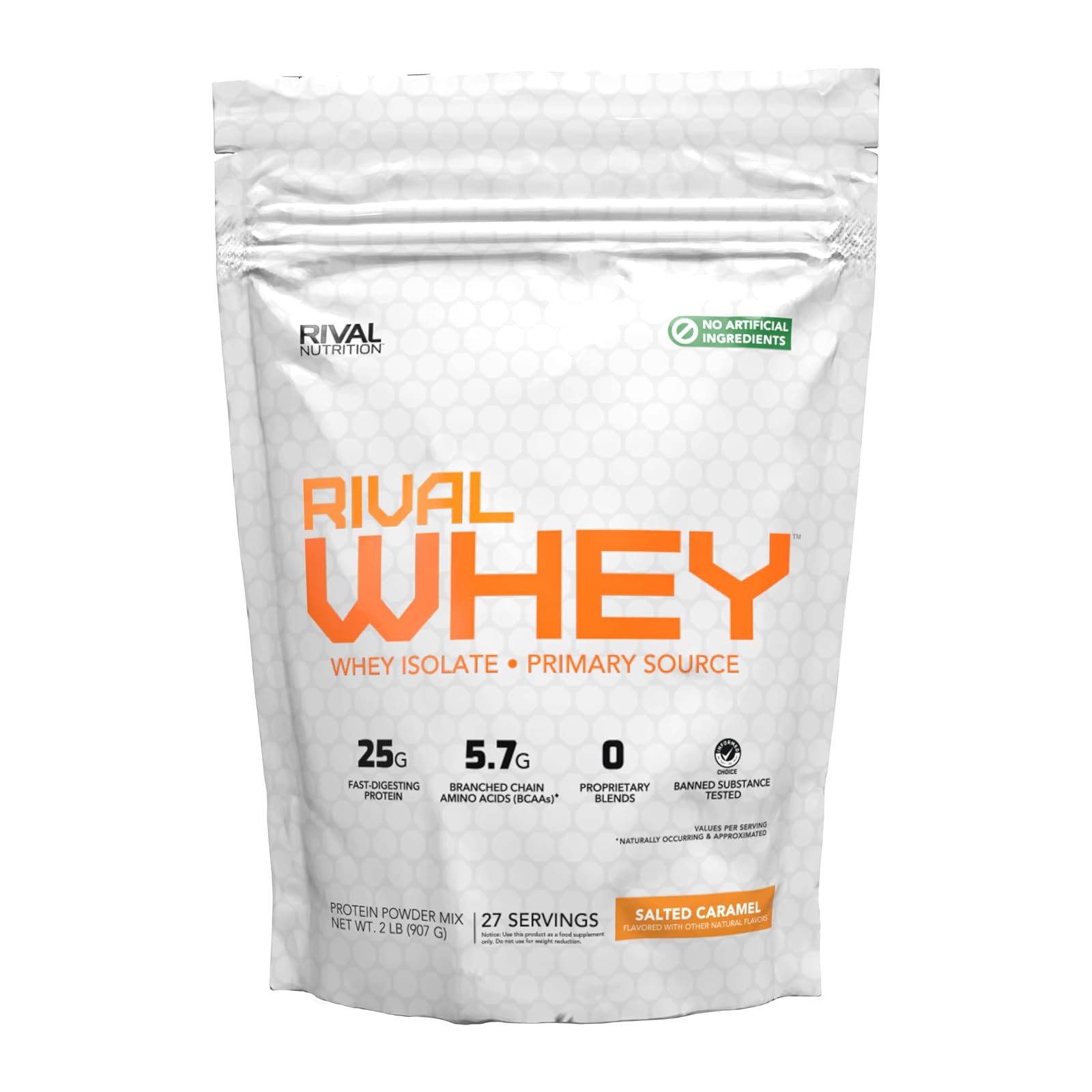 Rival Whey Salted Caramel protein powder