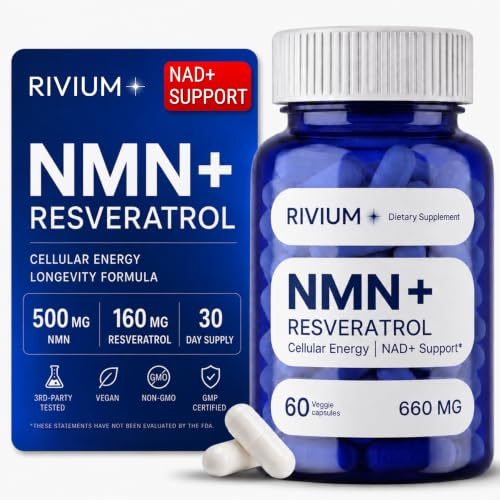 Rivium NMN Resveratrol antioxidant capsules