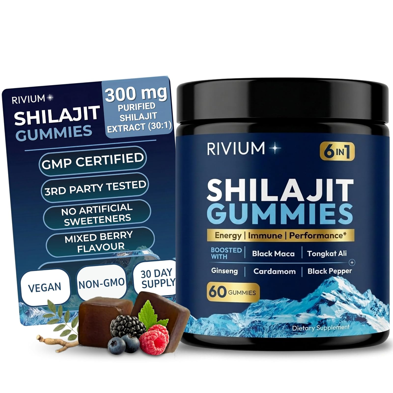 Rivium Shilajit gummies for energy