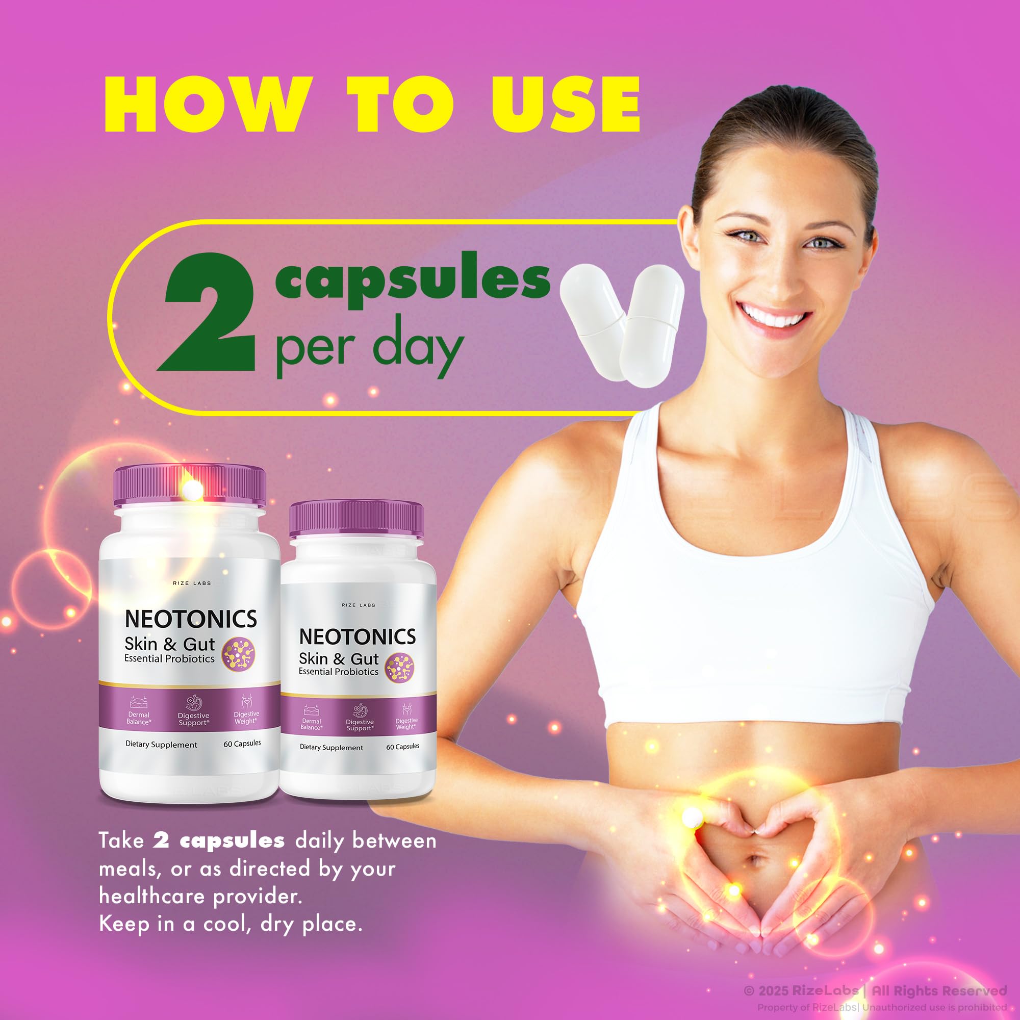 Rize Labs Neotonics capsules for holistic health