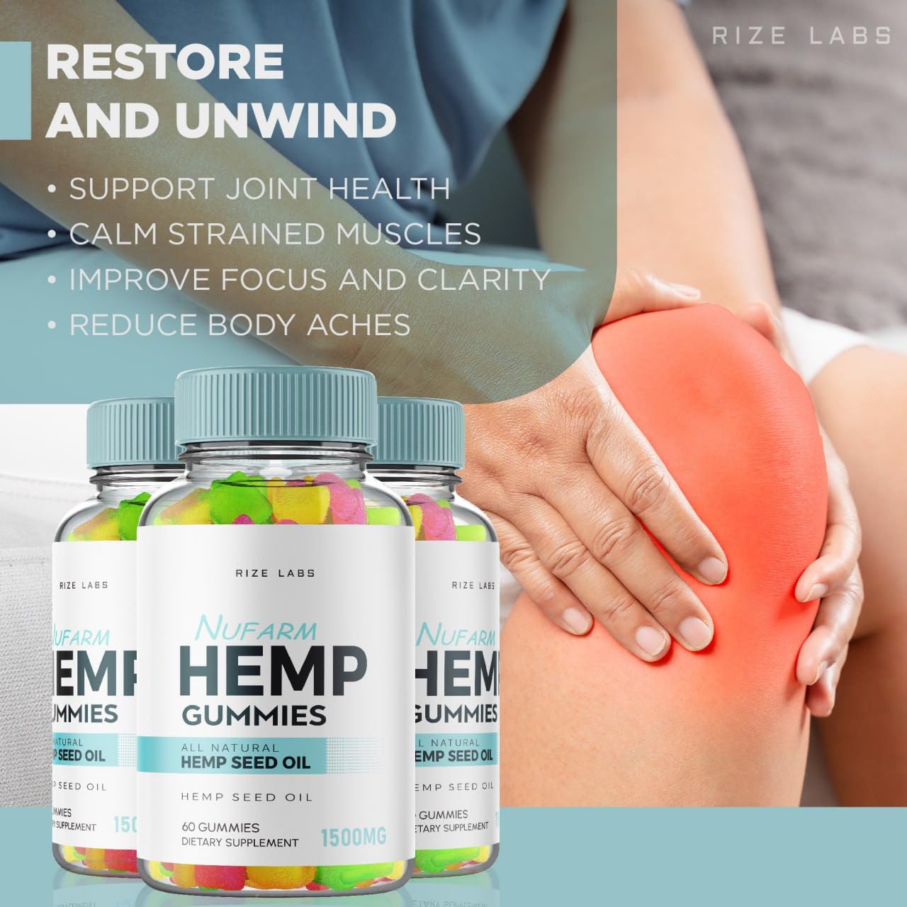Rize Labs sleep support gummies