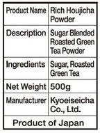 Roasted green tea mix benefits