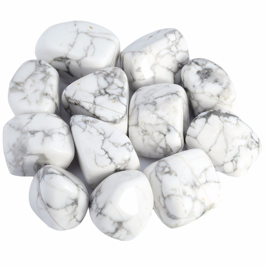 Rockcloud howlite turquoise tumbled stones