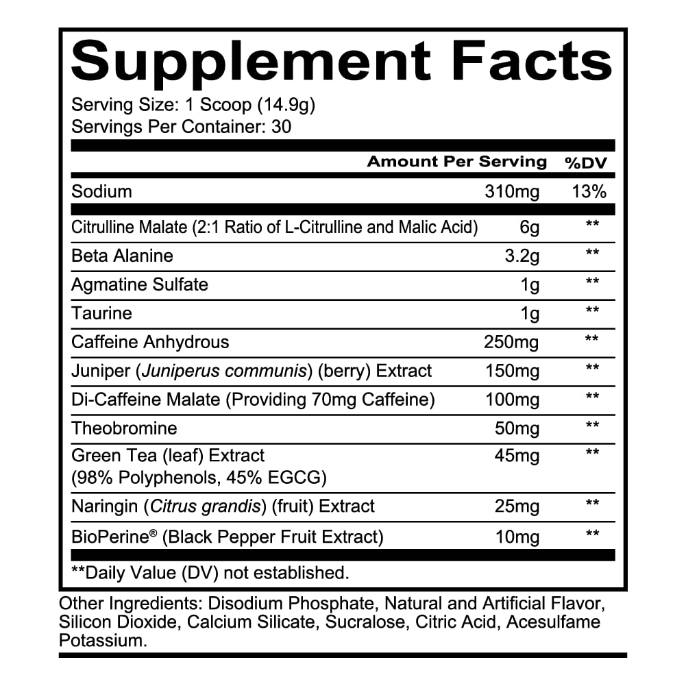 Rocket Bomb flavour pre-workout supplement