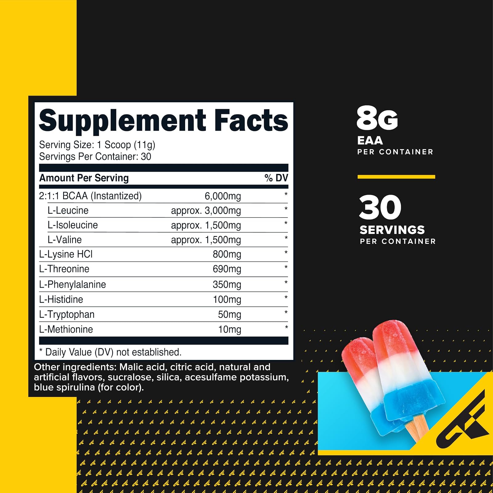 Rocket Pop flavour EAA supplement