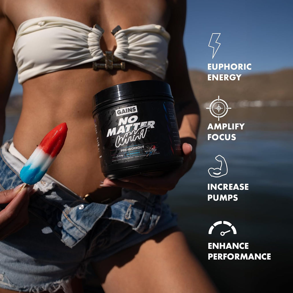 Rocket Pop flavour pre-workout supplement