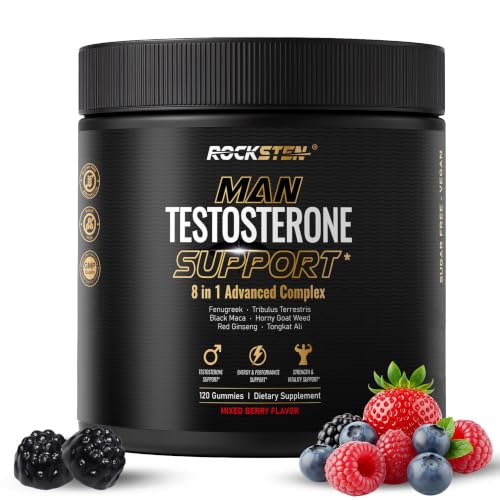 RockSten testosterone booster gummies for energy