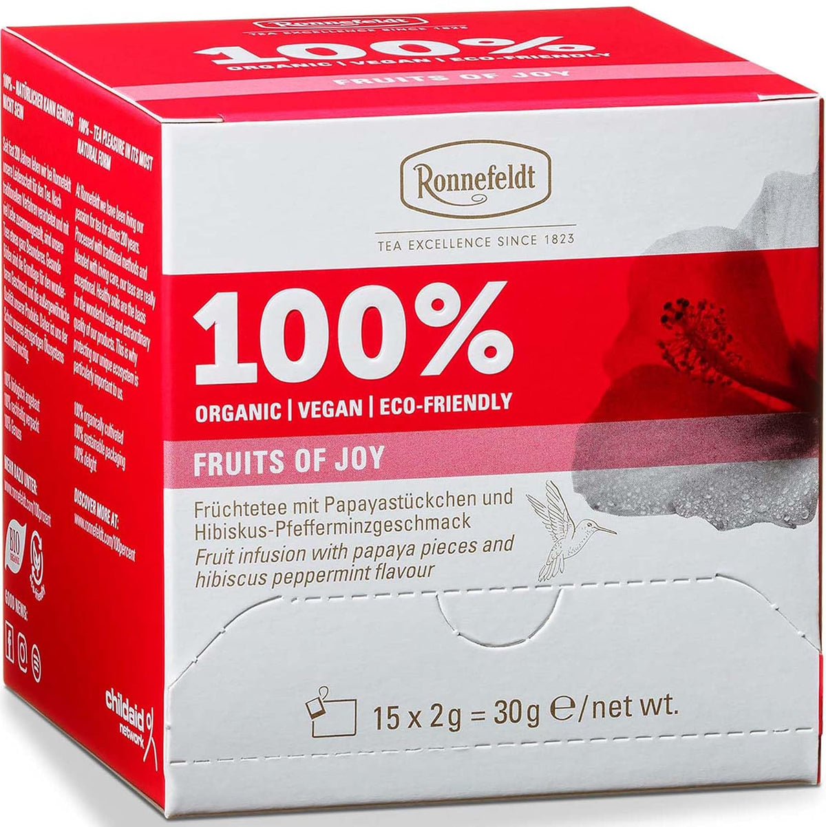 Ronnefeldt Fruits of Joy herbal tea bags